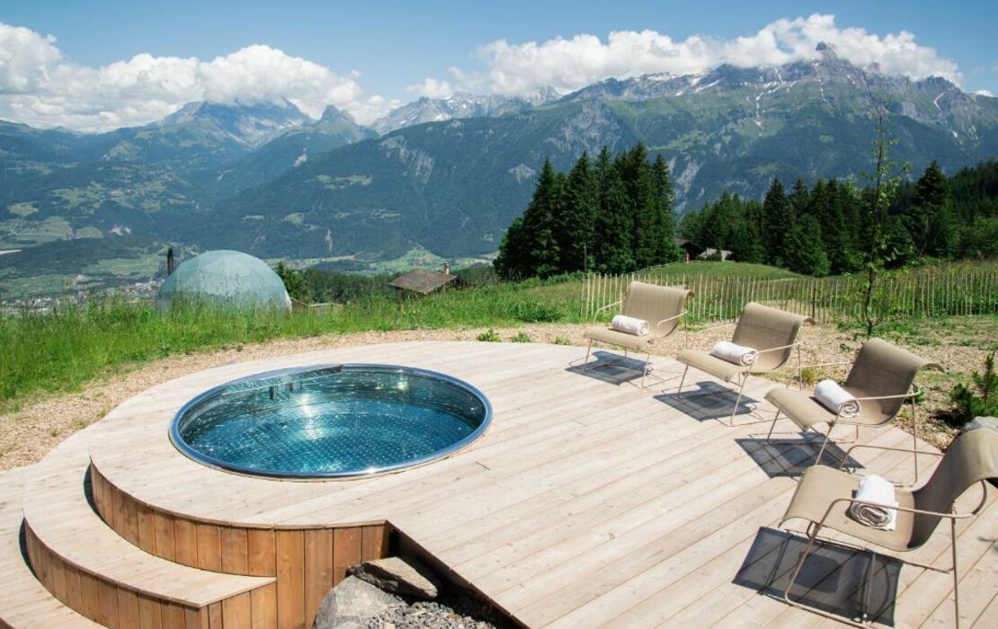Whitepod Eco-Luxury Hotel, a Design Boutique Hotel Monthey, Switzerland